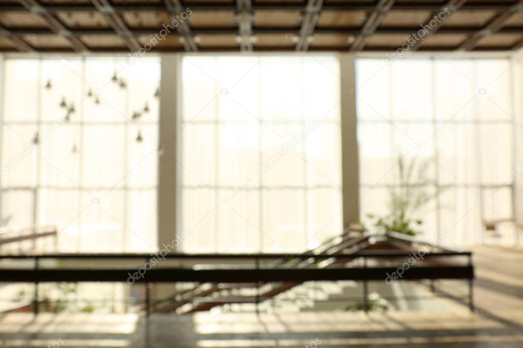 Large window with light curtains — Stock Photo © belchonock #147483155