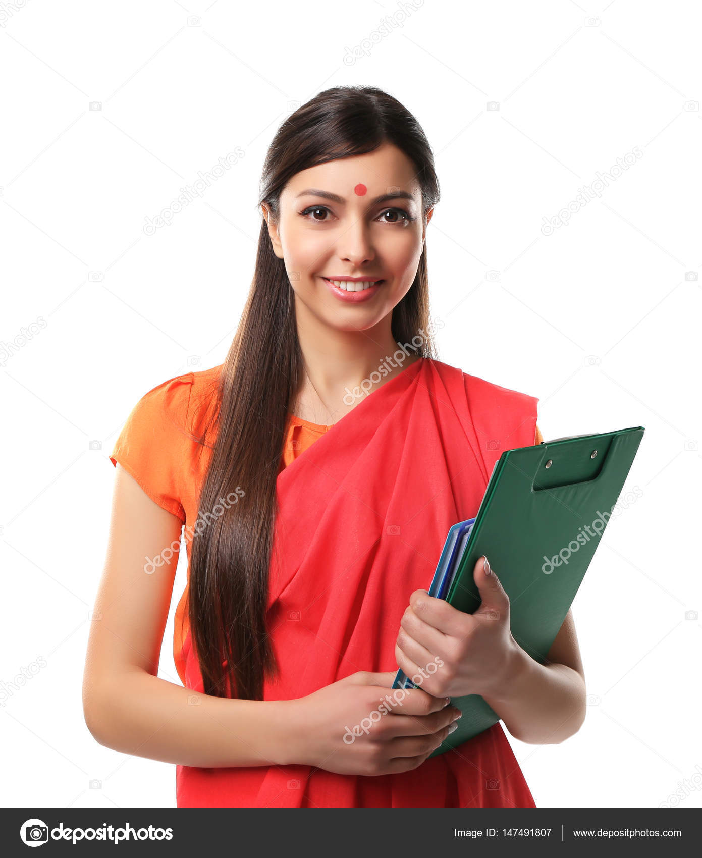 Indian female teacher Stock Photo by ©belchonock 147491807