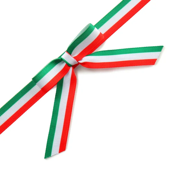 Ribbon in colors of Italian flag — Stock Photo © belchonock #147486507