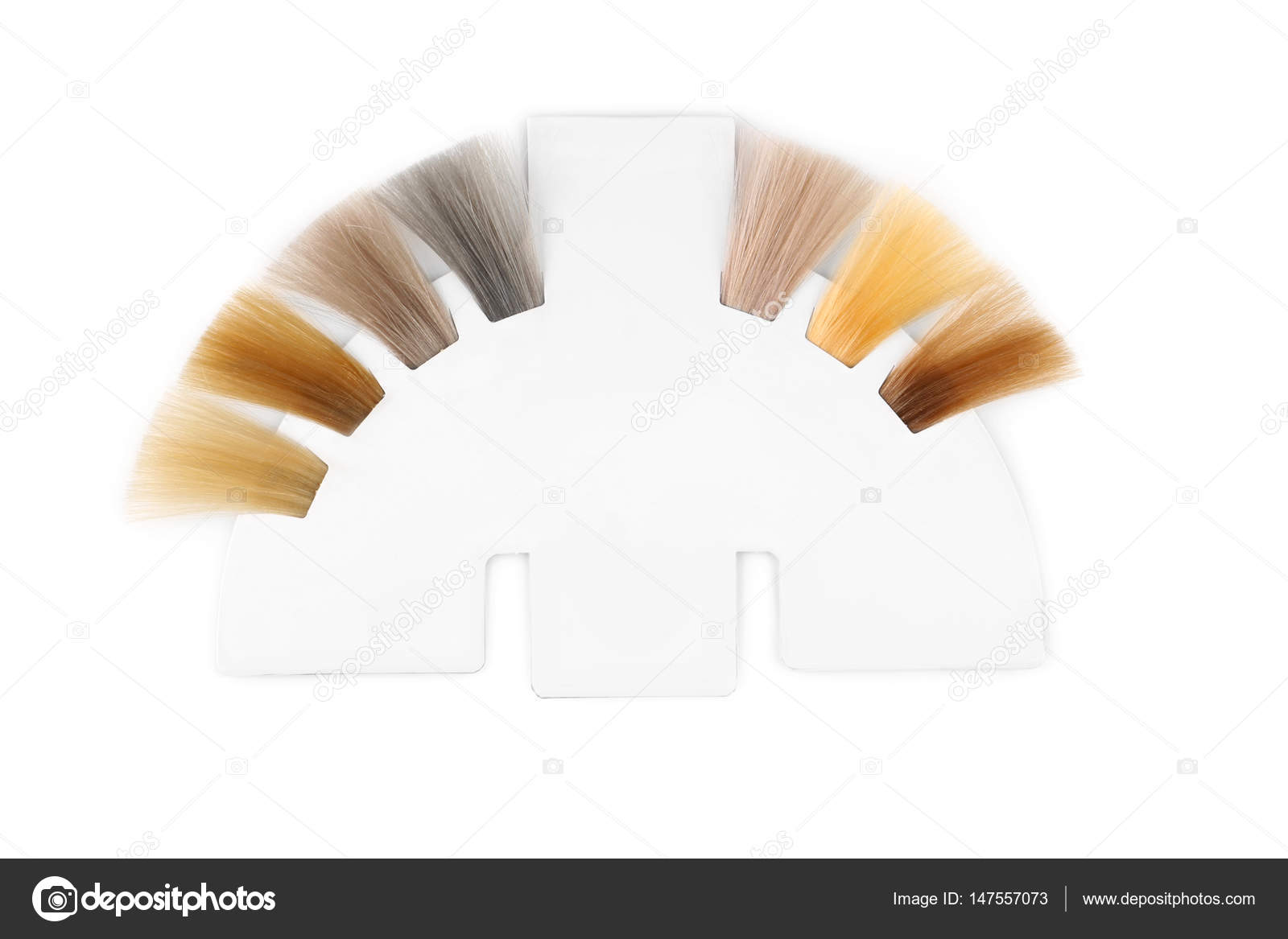 Palette of hair colors samples Stock Photo by ©belchonock 147557073
