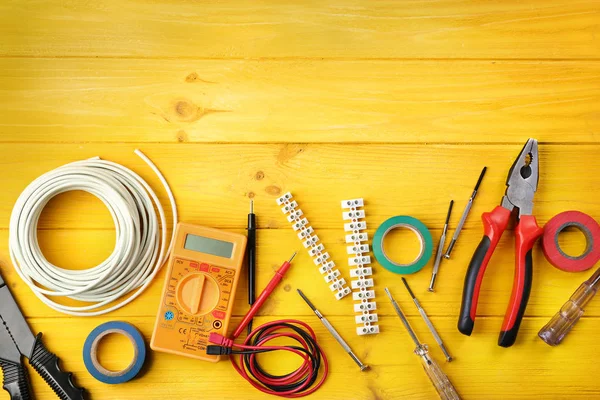 Different electrical tools — Stock Photo © belchonock #140911050