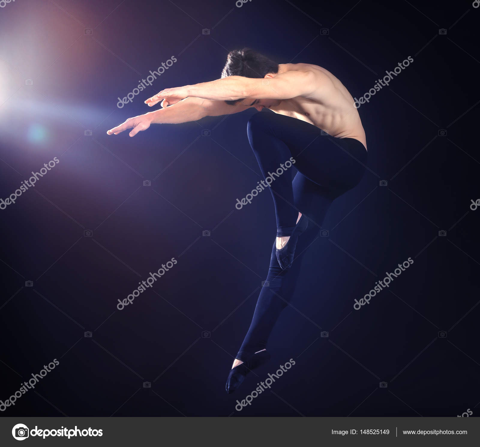 Handsome ballet dancer — Stock Photo © belchonock #148525149