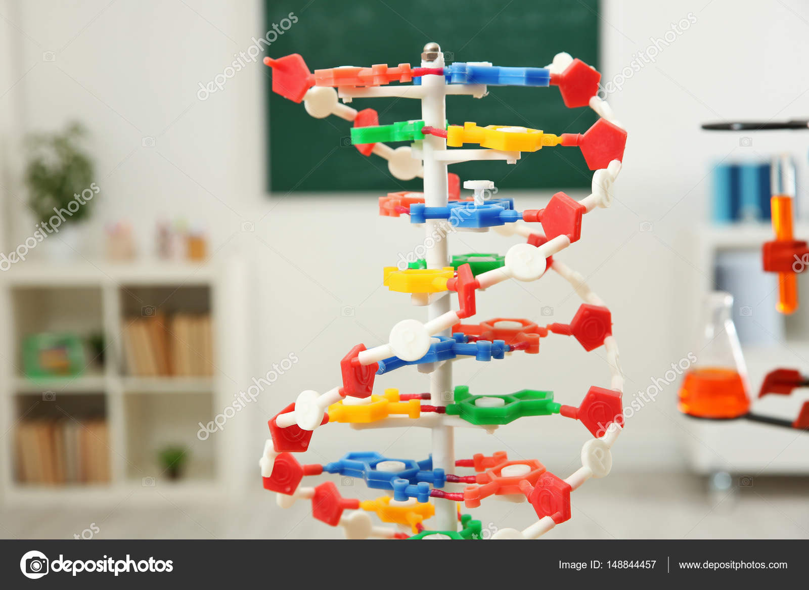 Dna Model With Styrofoam Balls