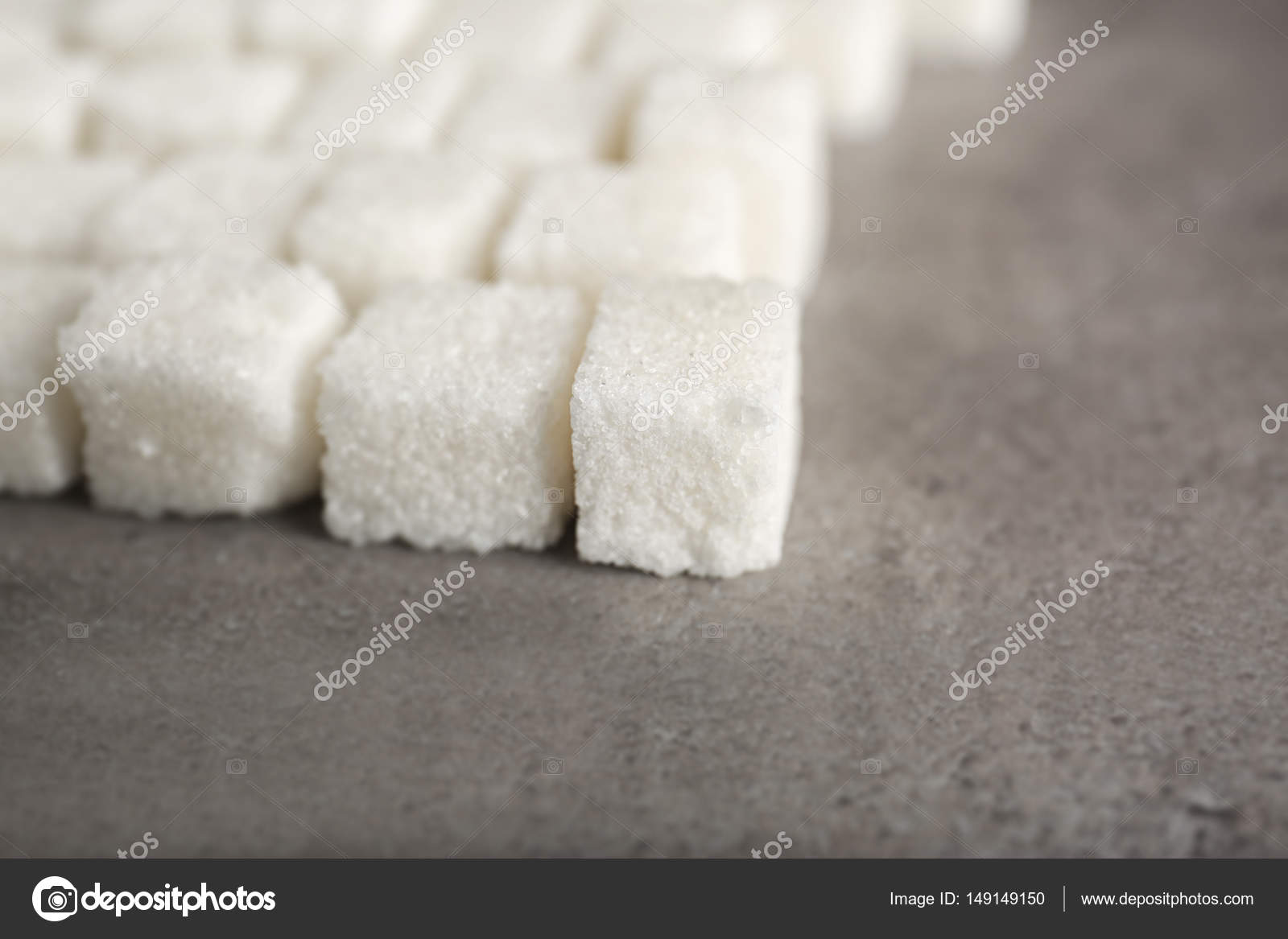 Rows of sugar cubes Stock Photo by ©belchonock 149149150