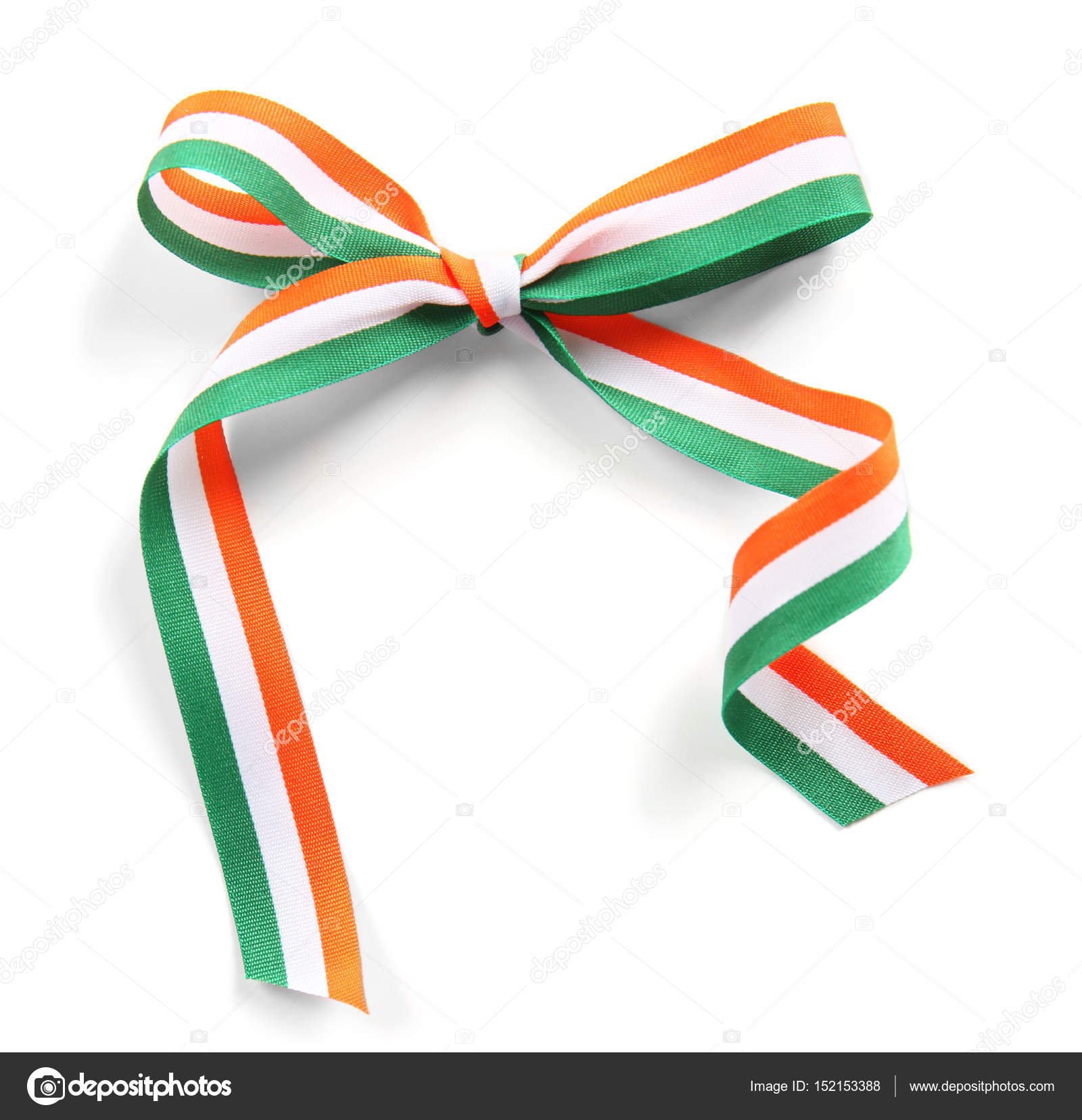 Ribbon bow in colors of flag — Stock Photo © belchonock #152153388