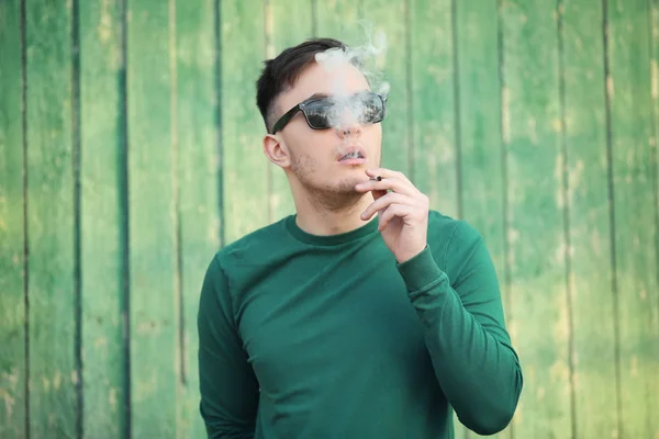 Lighting A Blunt Outside