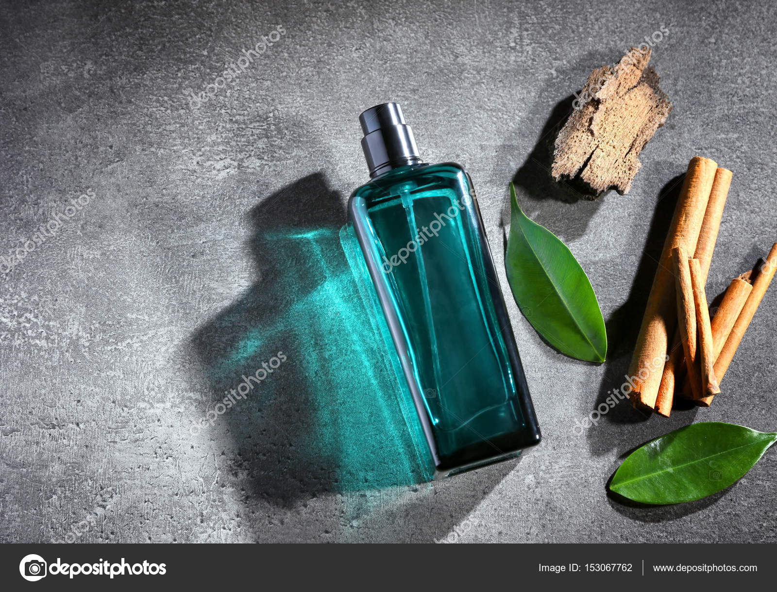 Botle of modern male perfume — Stock Photo © belchonock #153067762