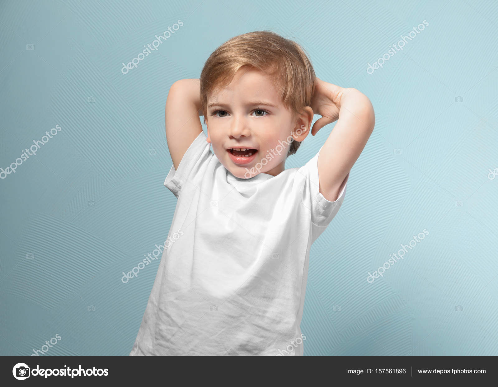 Cute little boy Stock Photo by ©belchonock 157561896