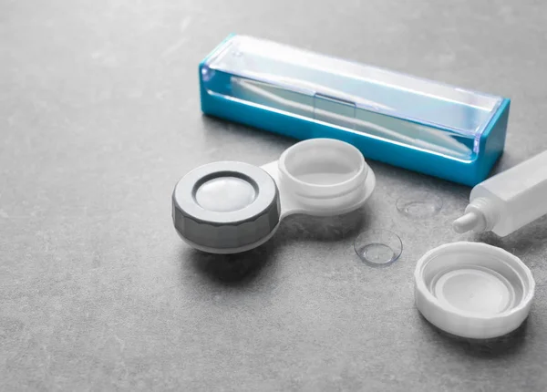 Containers for contact lenses Stock Photo by ©belchonock 134826706
