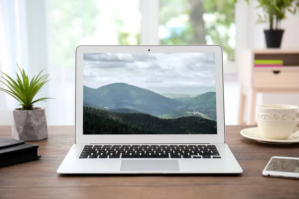 Computer home screen wallpaper business Stock Photos, Royalty Free ...