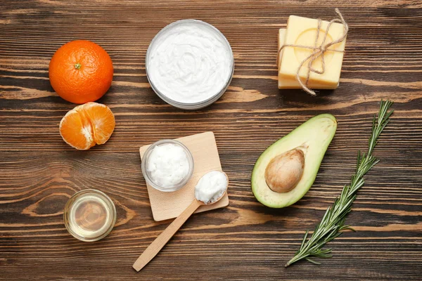 Beautiful composition with shea butter — Stock Photo © belchonock ...