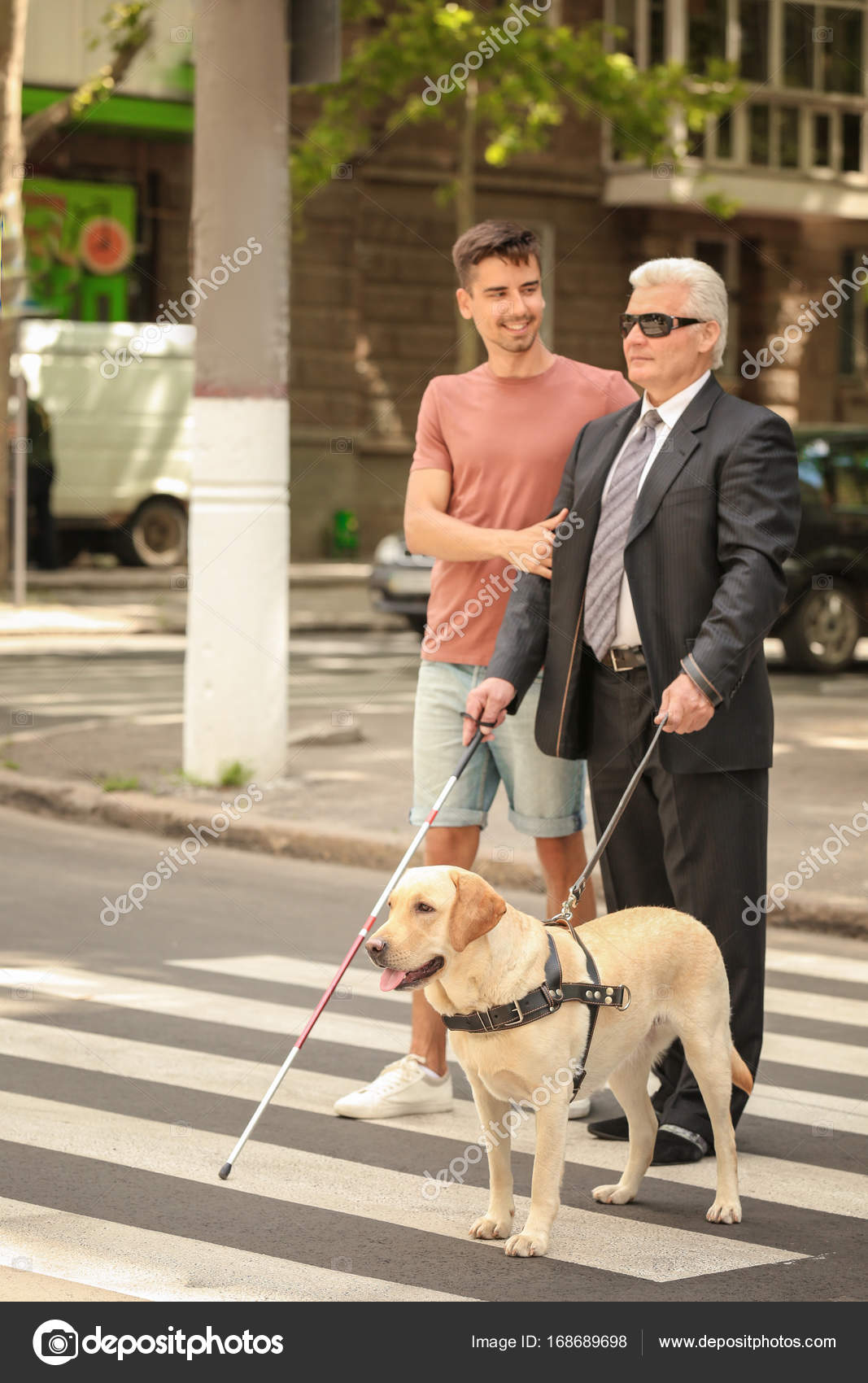 Someone Helping Blind Person A Guide To Groups Helping People Living