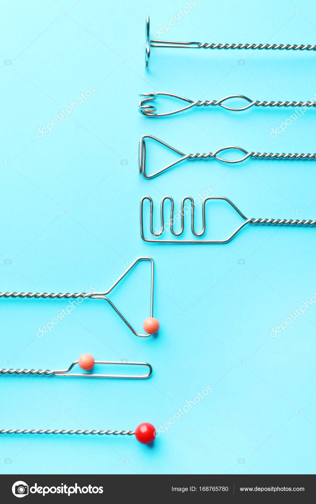 Set of logopedic probes for speech correction — Stock Photo ...