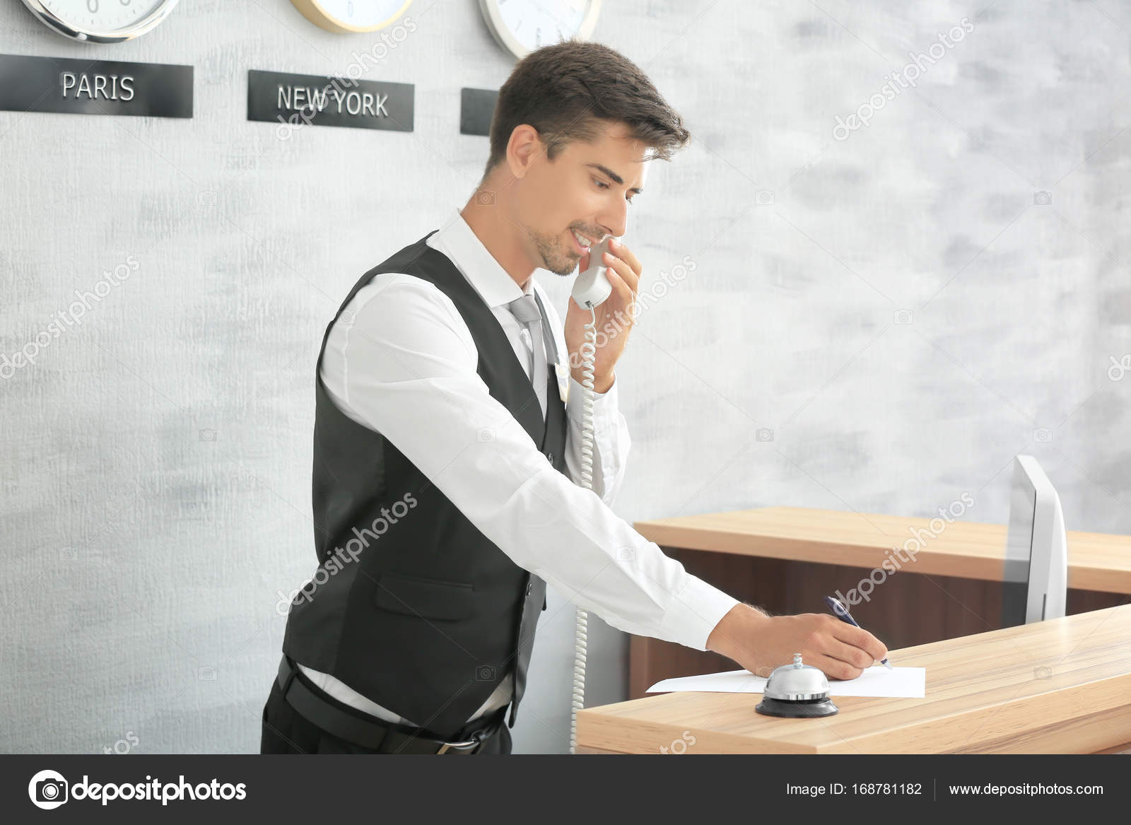 Male Hotel Receptionist