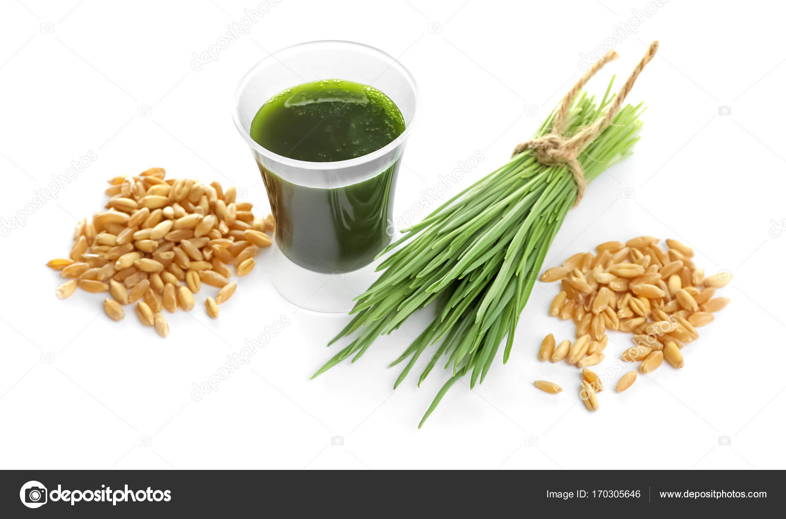 Wheat grass drink Stock Photo by ©belchonock 170305646