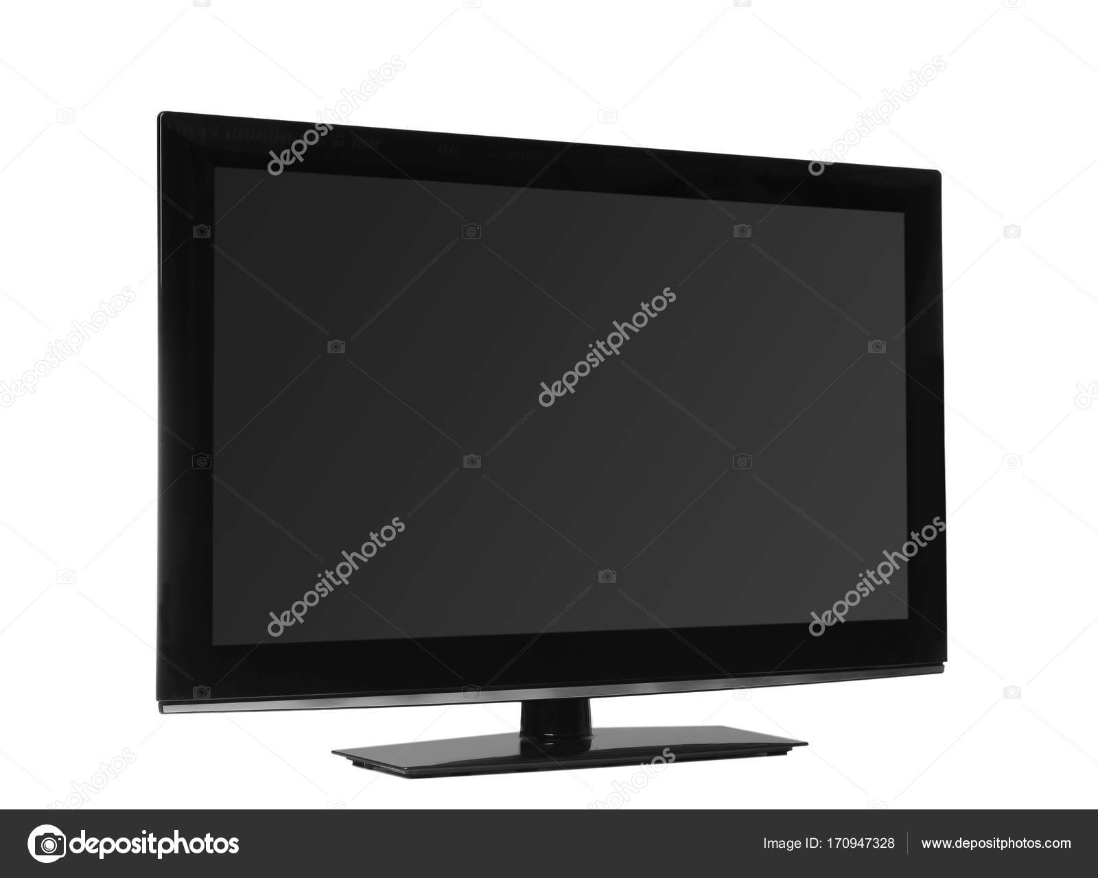 Modern monitor on white background — Stock Photo © belchonock #170947328