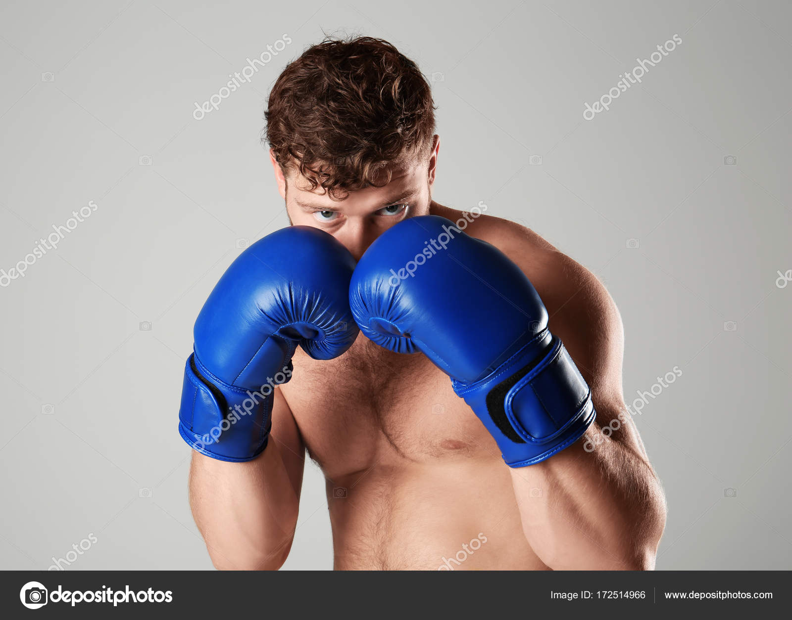 Male boxer on background Stock Photo by ©belchonock 172514966