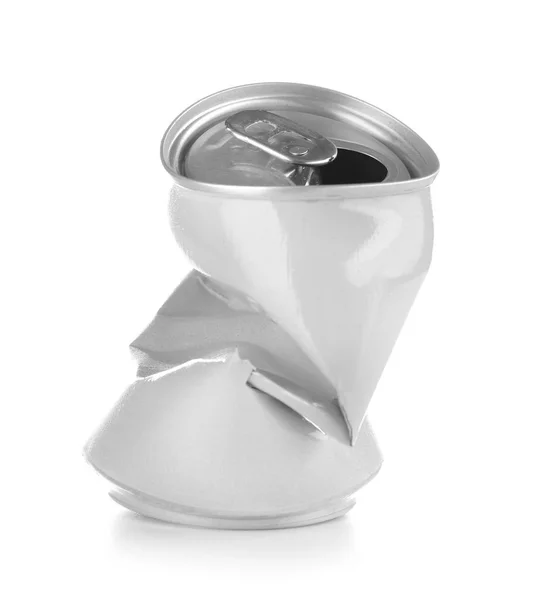 Crumpled empty can, isolated on white Stock Photo by ©belchonock 175178038