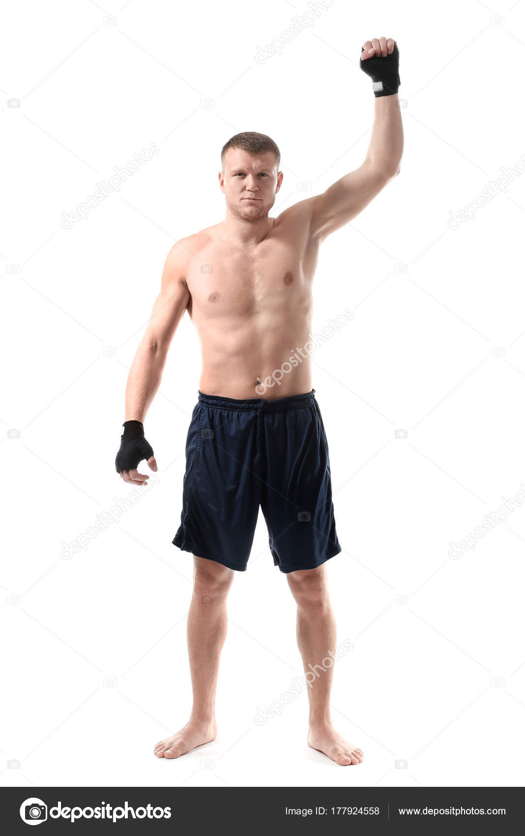 Attractive young boxer Stock Photo by ©belchonock 177924558