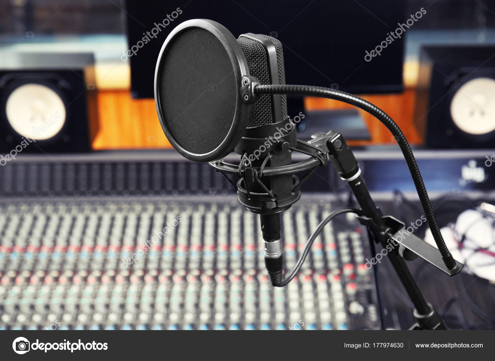 Radio Broadcast Studio Microphone