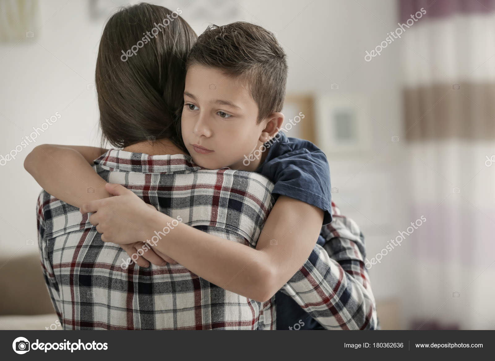 Girl Hugging Sad Boy
