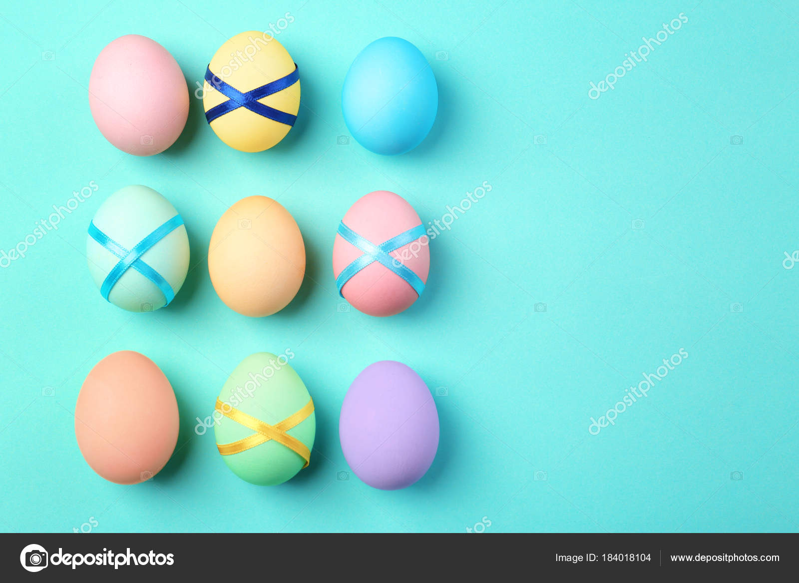 Pictures : eggs to color | Decorated Easter Eggs Color Background ...