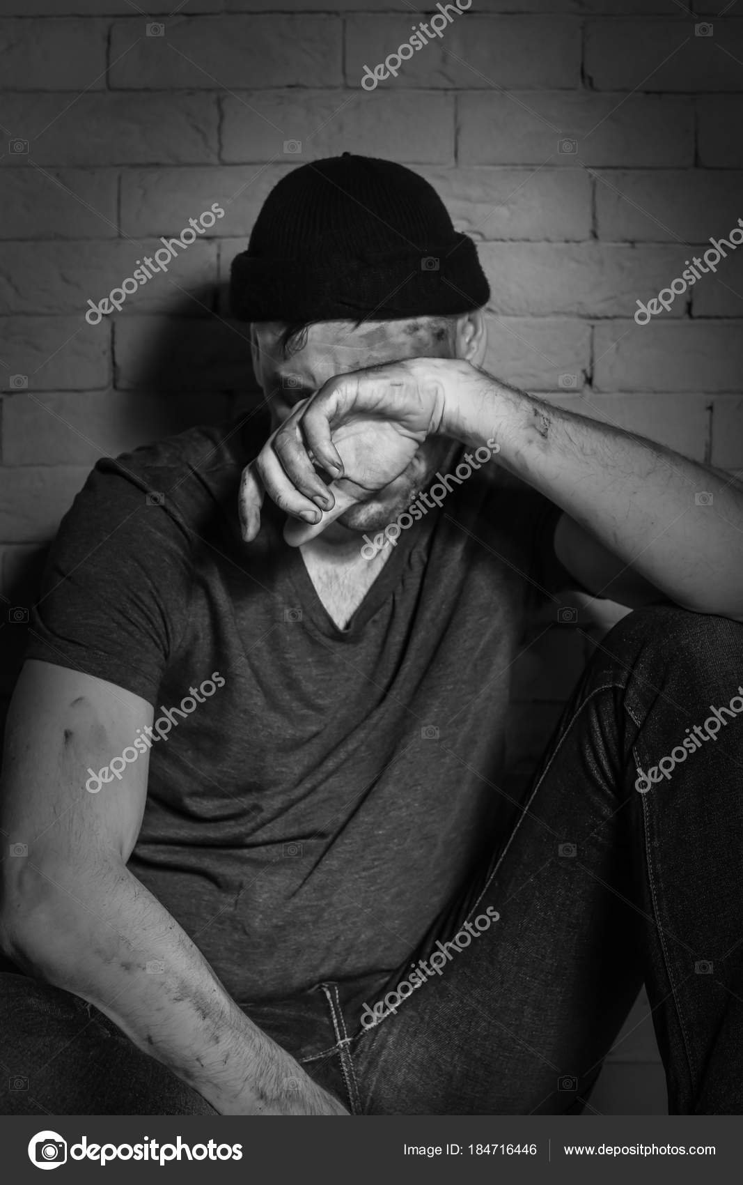 Black Man Crying Intervention