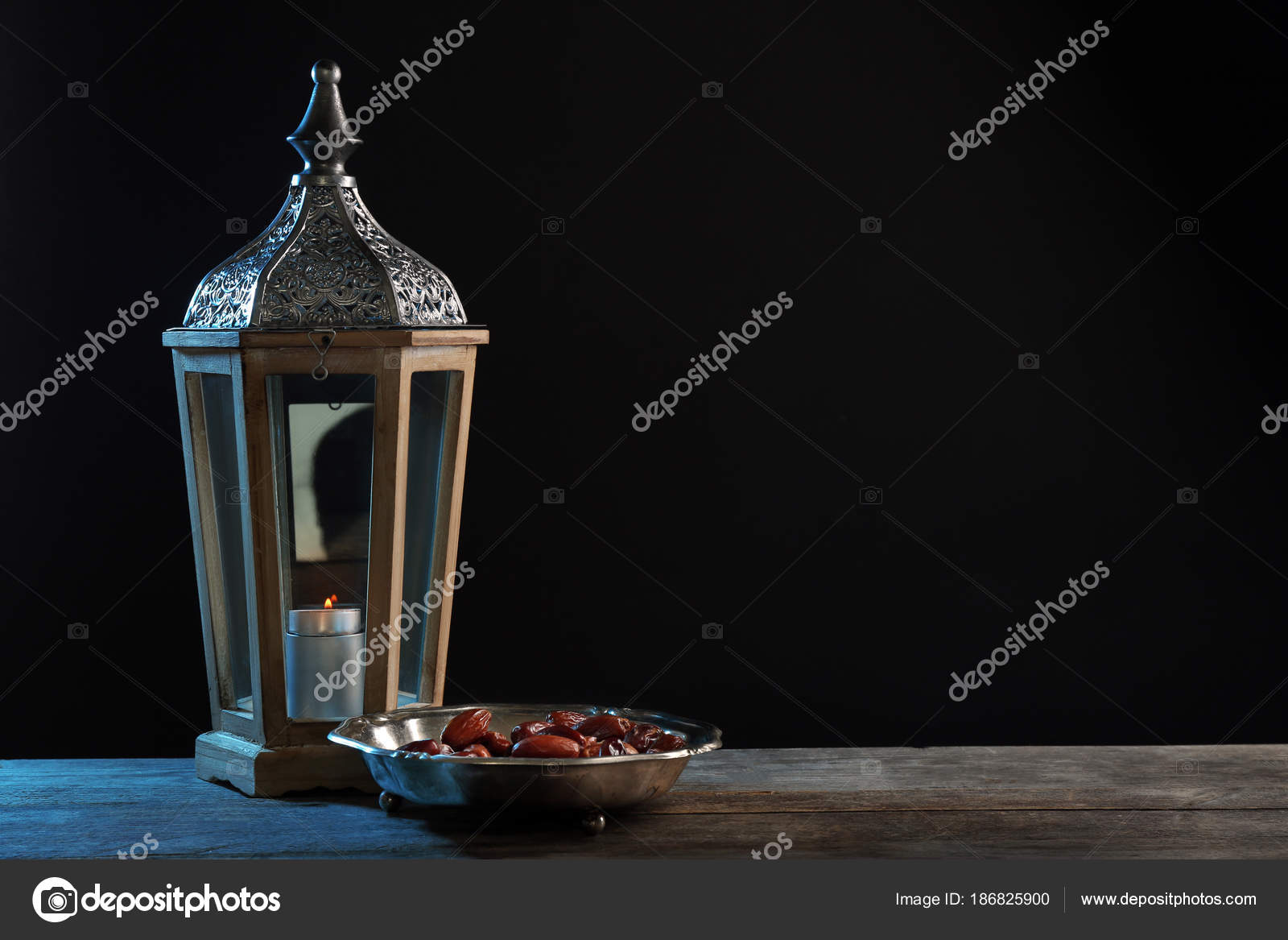 Composition with muslim lamp Fanous Stock Photo by ©belchonock 186825900