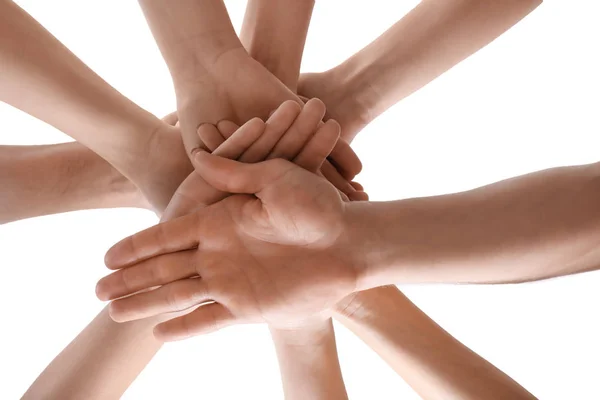 Different Color Hands Put Together — Stock Photo © gmagakis #356232838