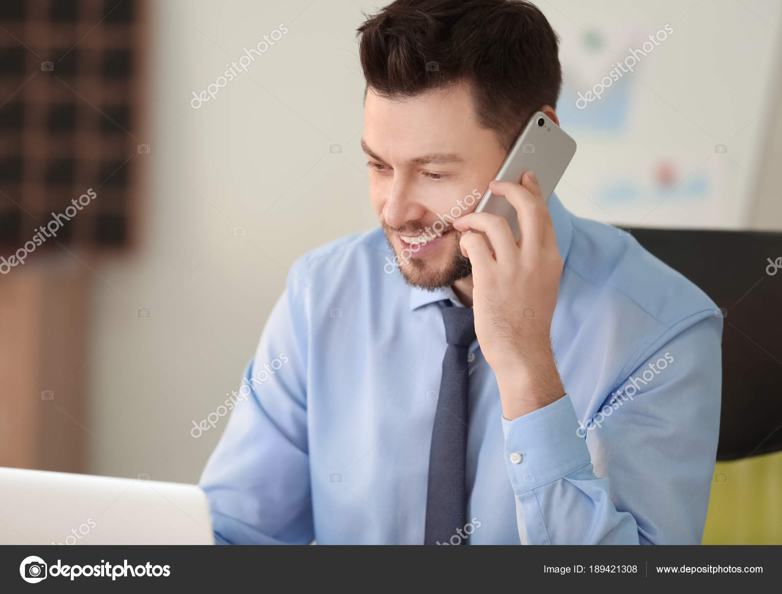 Person Talking On Phone