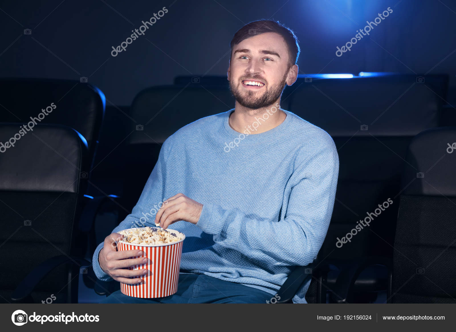 Eating Popcorn Cinema
