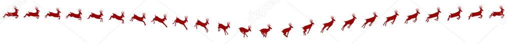 Deer running animation, Royalty-free Deer running animation Vector ...