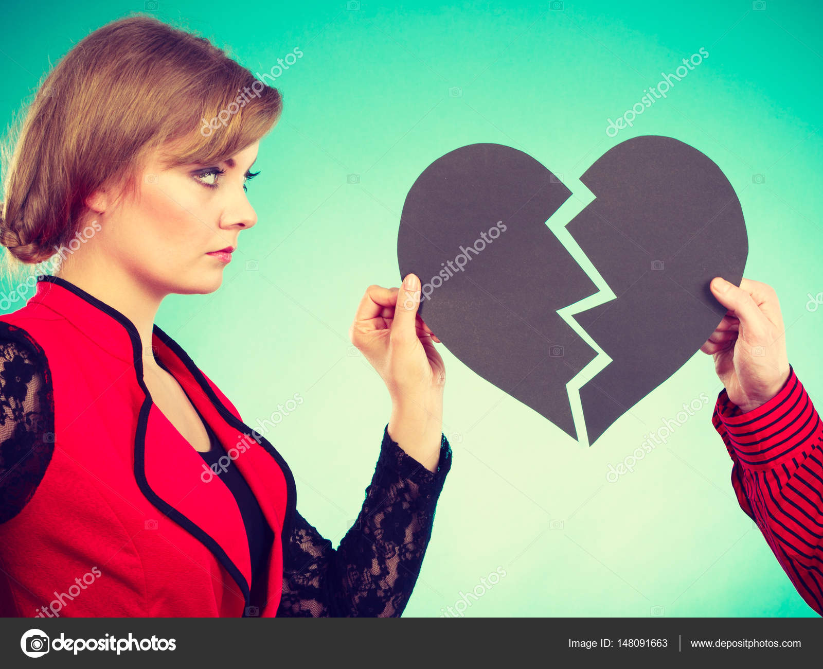 Two People Breaking Up