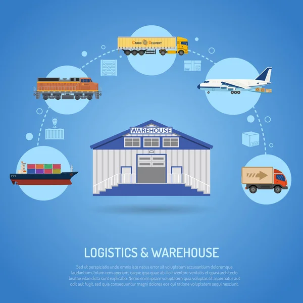 Logistics concept icons set Vector Art Stock Images | Depositphotos