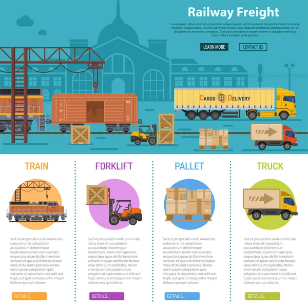 Logistics freight transport Vector Art Stock Images | Depositphotos