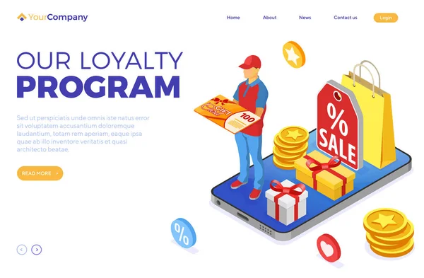 Customer Loyalty Programs Banner Stock Vector Image by ©TAlexey #333651328