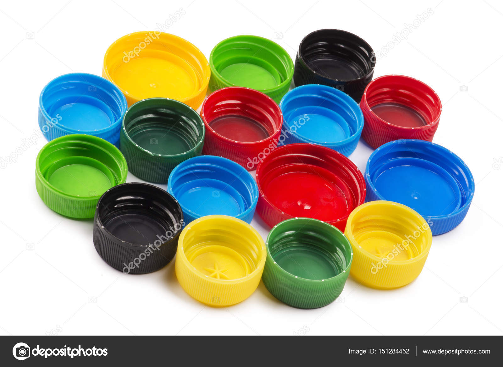 Recycled Plastic Bottle Caps Stock Photo by ©LarisaBozhikova 151284452