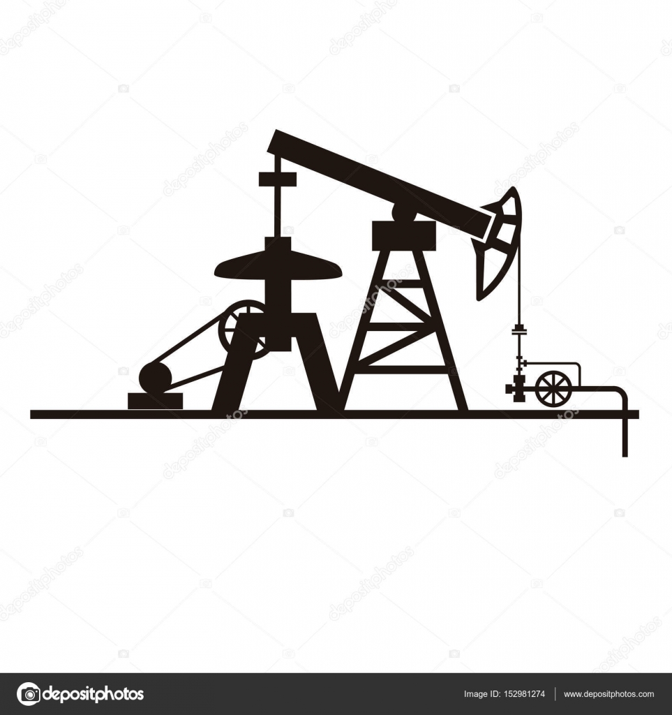 Oil pump vector Stock Vector Image by ©newgena #152981274