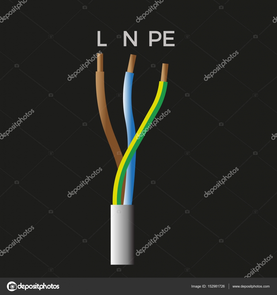 Electric power cable Stock Vector Image by ©newgena #152981726