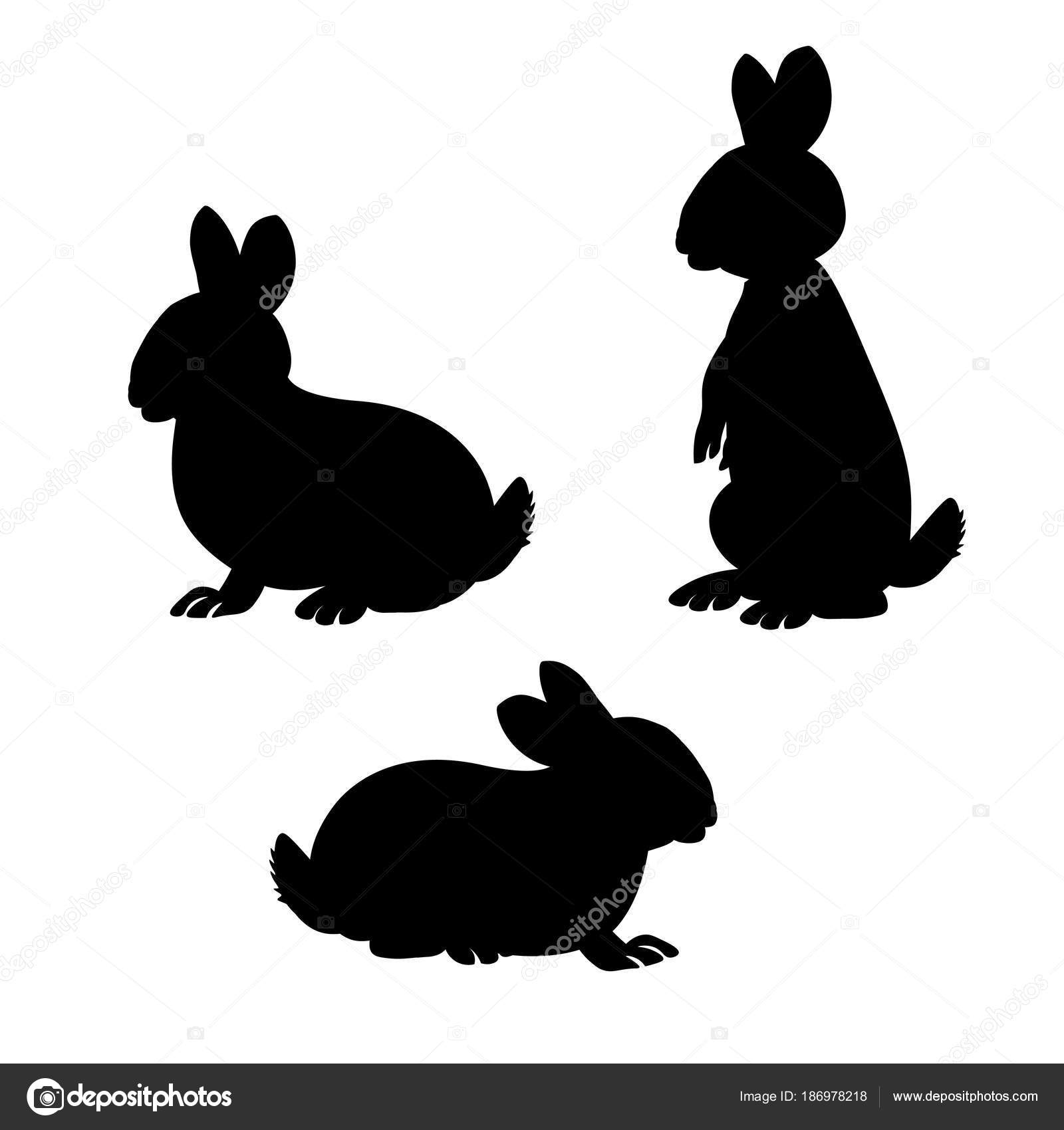 Three little rabbits Stock Vector Image by ©newgena #186978218