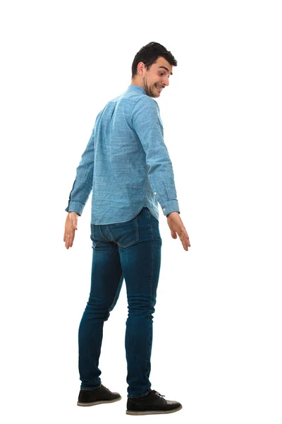 Person Standing Looking Down