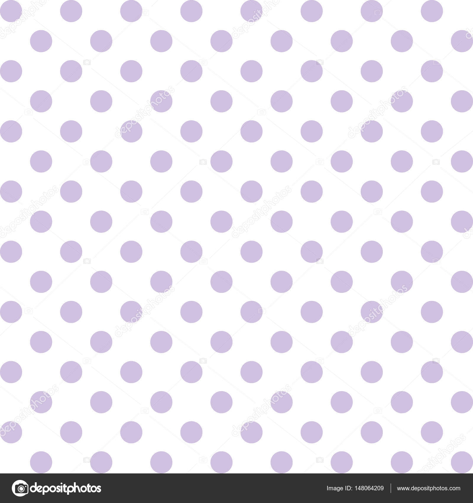 Pastel Purple Polka Dot Background