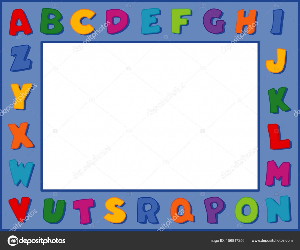 Alphabet Frame with Copy Space Stock Vector Image by ©casejustin #156817256