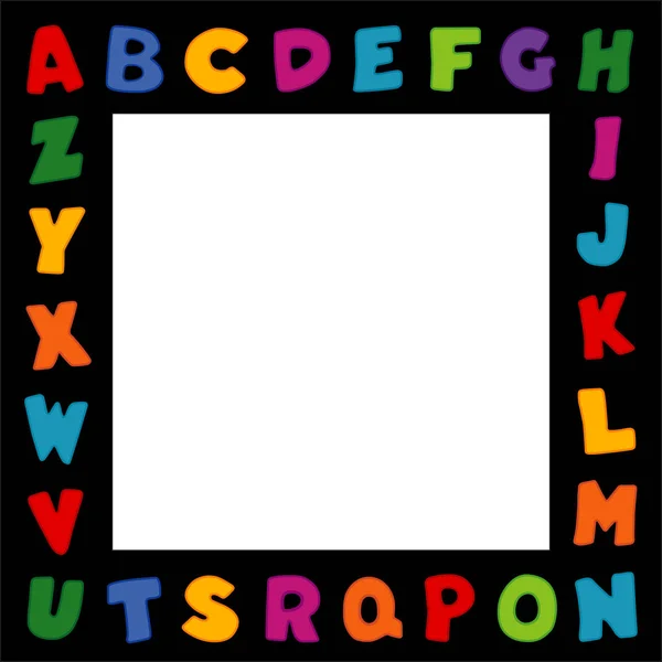 Alphabet Frame on the white background — Stock Vector © jenny1900 #30610603