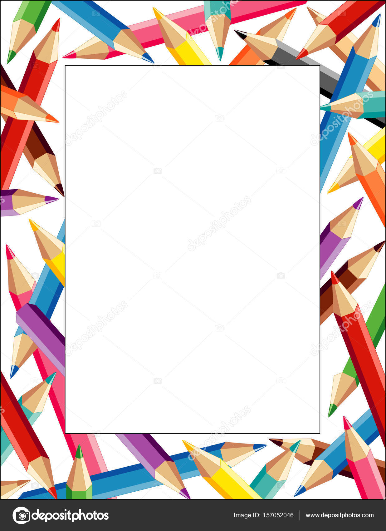 Colored Pencil Border