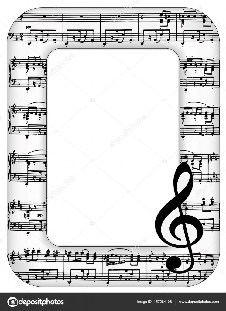 Musical Notes Frame