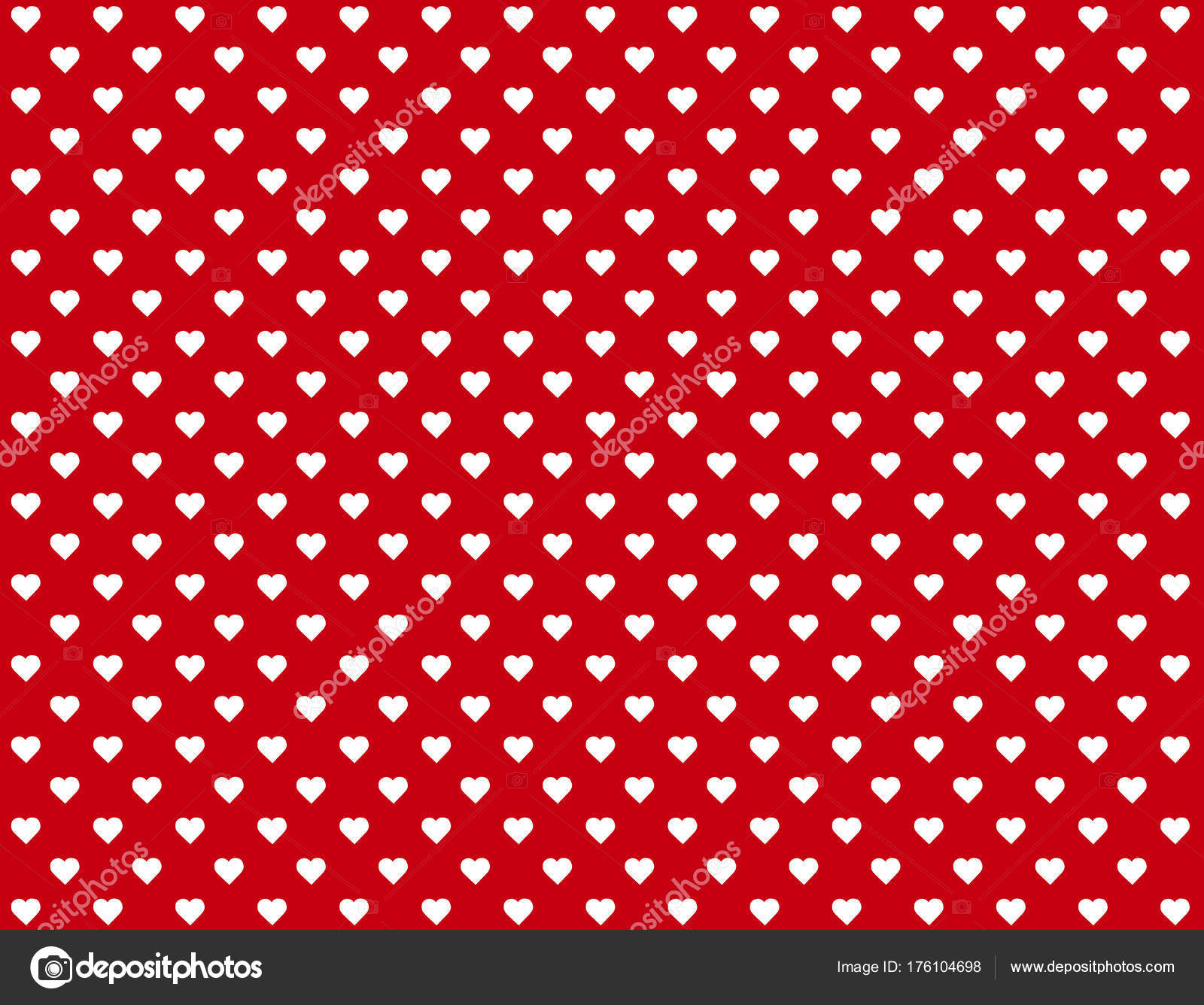 Tiny White Hearts Love Seamless Valentine Background Eps Includes ...