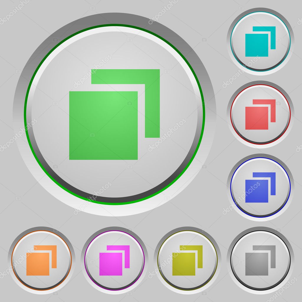 Overlapping elements push buttons Stock Vector by ©renegadehomie 126609248 Overlapping elements push buttons Stock Vector by ©renegadehomie 126609248