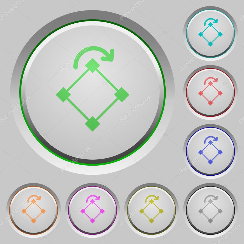 Rotate element push buttons Stock Vector by ©renegadehomie 126609252