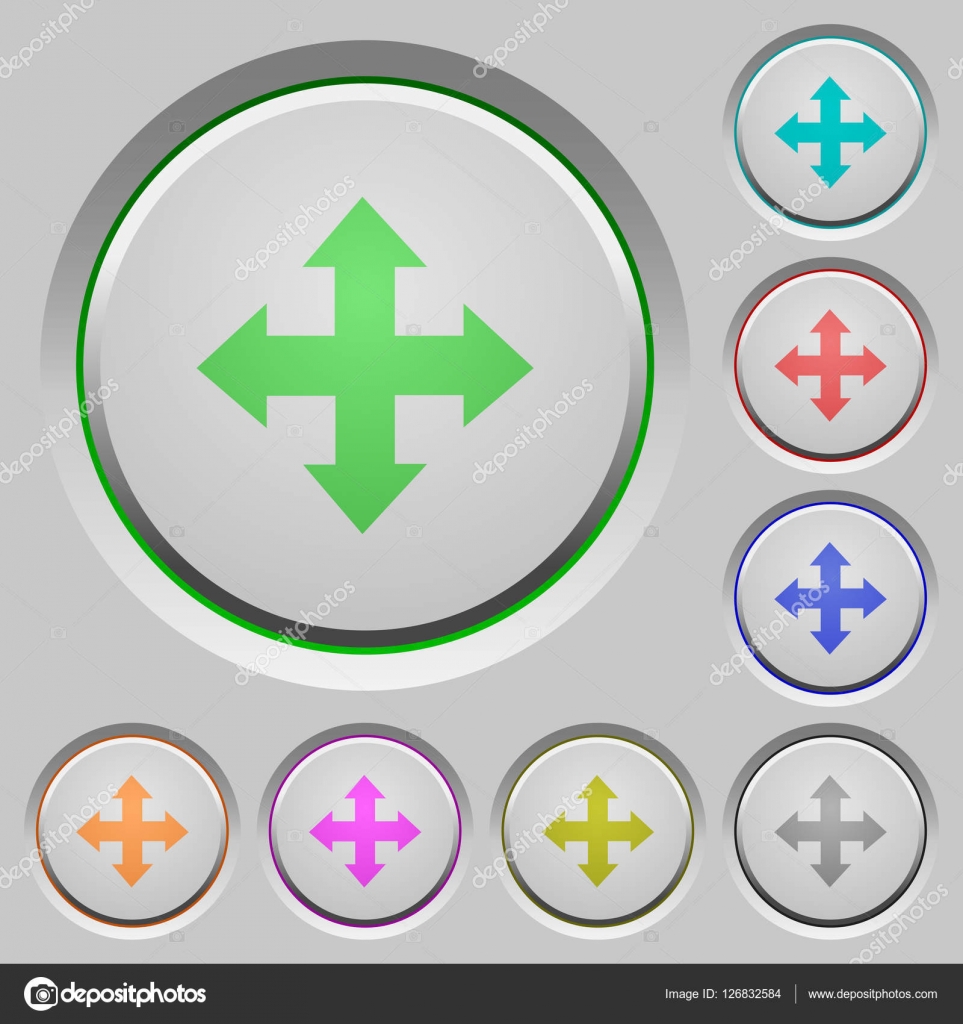 Move arrows push buttons Stock Vector Image by ©renegadehomie #126832584